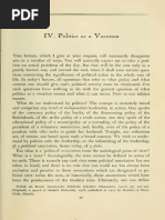 Weber-Politics As A Vocation | PDF | State (Polity) | Max Weber