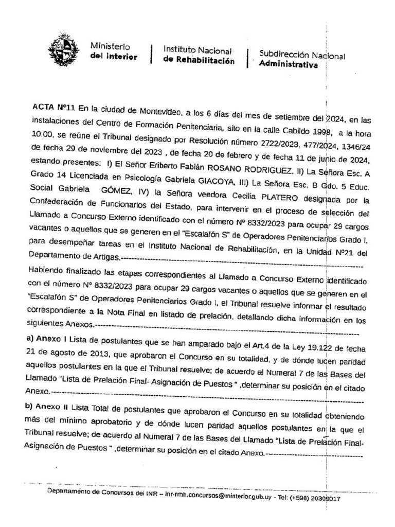 Acta 11 Fallo Final - Compressed | PDF