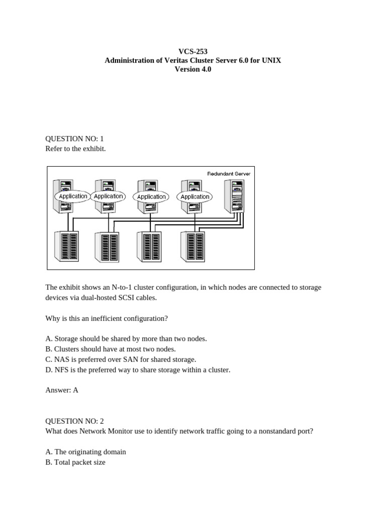 VCS-253 4-0 | PDF | Computer Cluster | File System