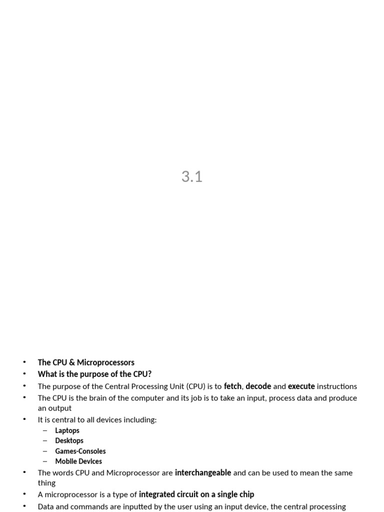 Understanding CPU and Microprocessor Functions | PDF | Central ...