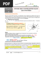 RDM Chap 2 - Traction Et Compression Avec TD | PDF | Élasticité (Physique) | Module de Young