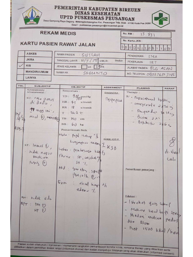 Rekam Medis Rawat Jalan | PDF