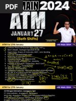 JEE Short Notes | PDF