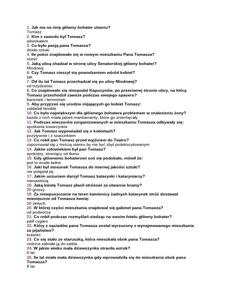 Katarynka B.Prus | PDF