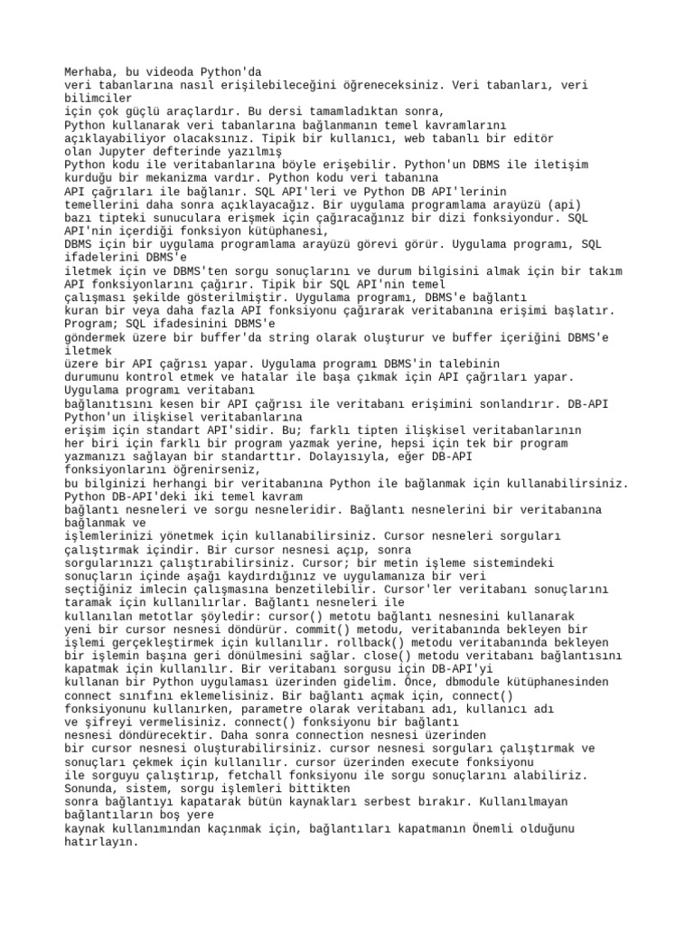 06 Accessing Databases With Python - TR | PDF