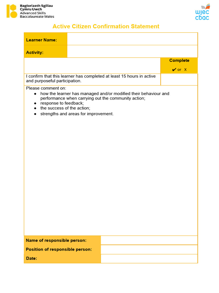 Confirmation Statement | PDF