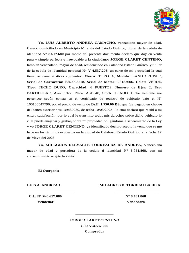 Luis Alberto Andrea Camacho | PDF