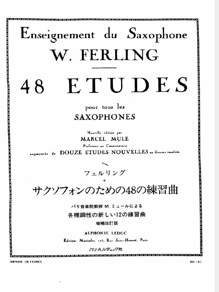 W Ferling-48-Etudes-Edicao-Legivel | PDF