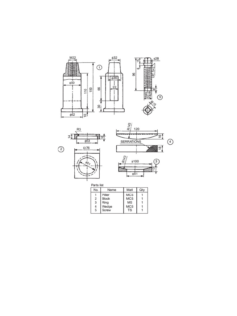 Tool Post Assembly Drawing Guide | PDF