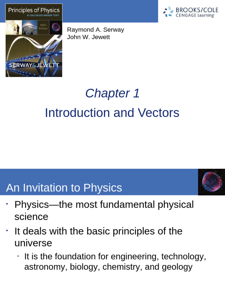 Chapter 1 | PDF | Euclidean Vector | Physics