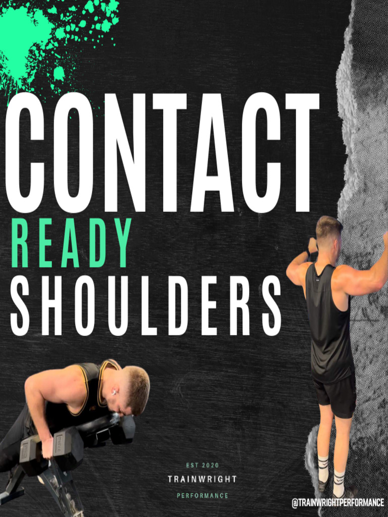 Contact Ready Shoulder Program-Compressed | PDF | Anatomical Terms Of ...