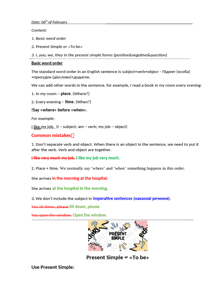 English Grammar Basics for Beginners | PDF | Subject (Grammar) | Question