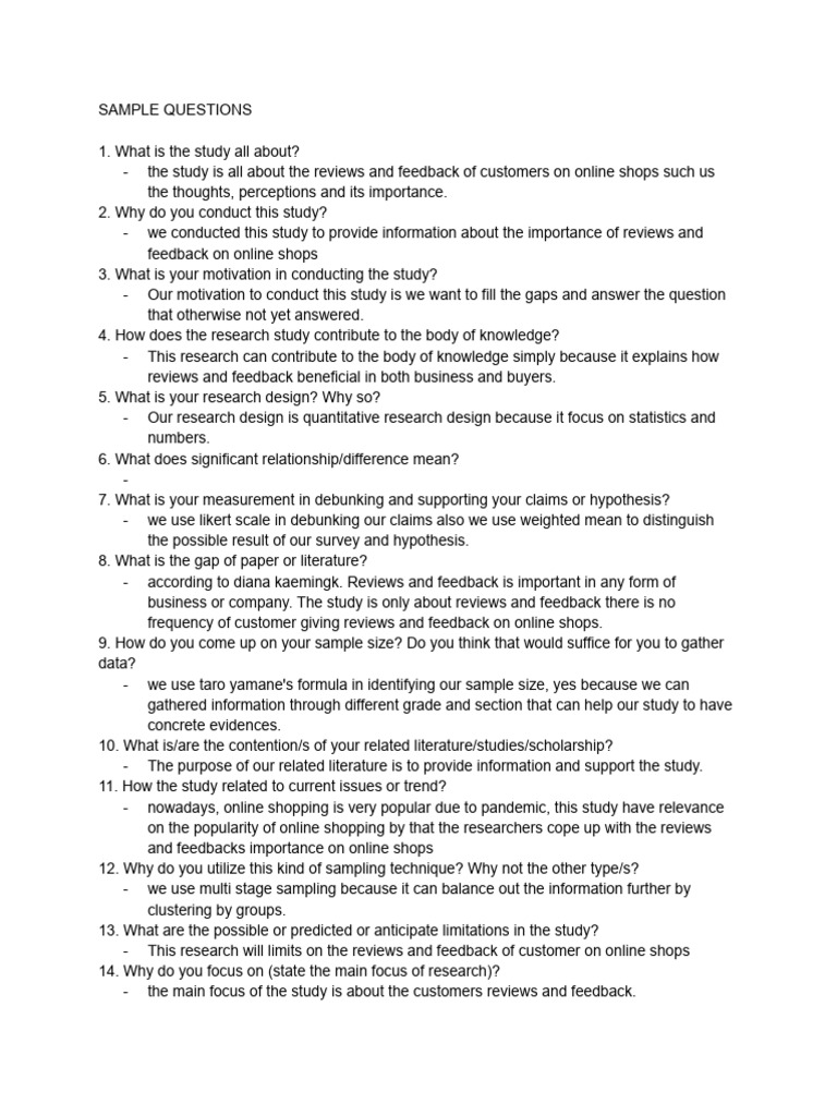 Sample-questions | PDF | Statistics | Sampling (Statistics)
