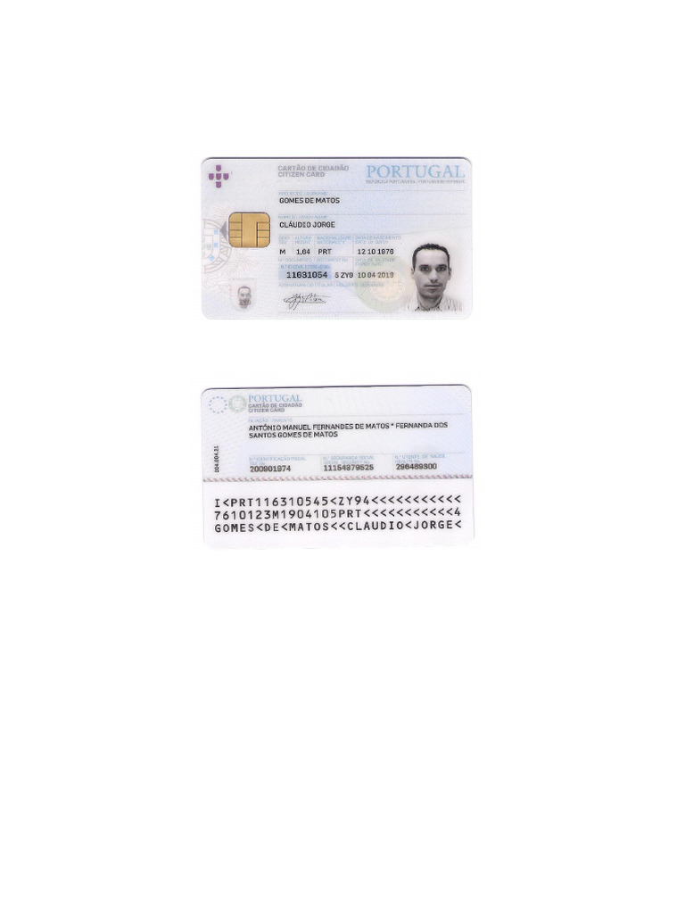 Cartão Cidadão Cláudio Matos-1 | PDF