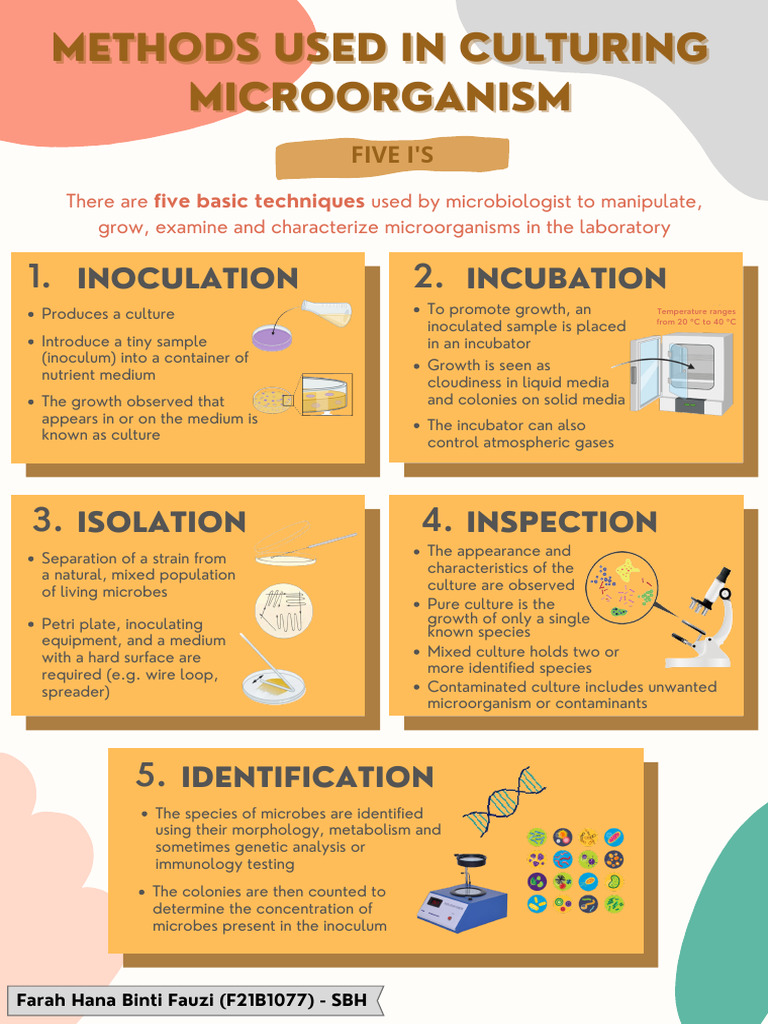METHODS USED IN CULTURING MICROORGANISM | PDF