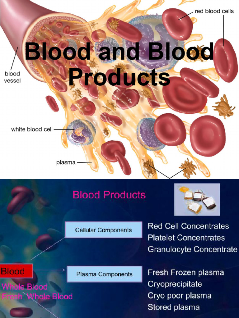 Blood and Blood Products | PDF | Blood Transfusion | Bleeding