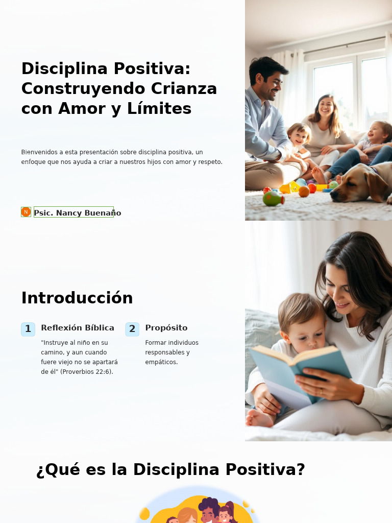 DISCIPLINA POSITIVA Construyendo Crianza Con Amor y Limites | PDF ...