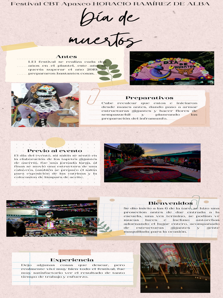 Infografia de El Día de Los Muertos - 20231206 - 215109 - 0000 | PDF