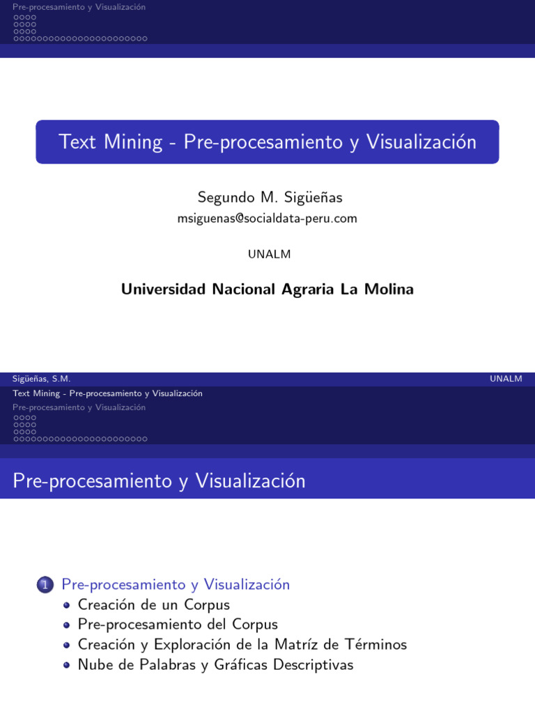 Preprocesamiento | PDF | Informática