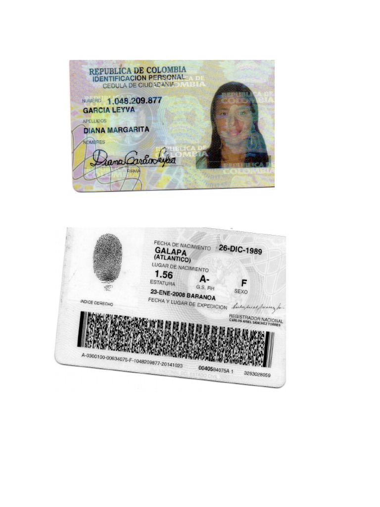 Cédula - Diana Garcia Leyva | PDF