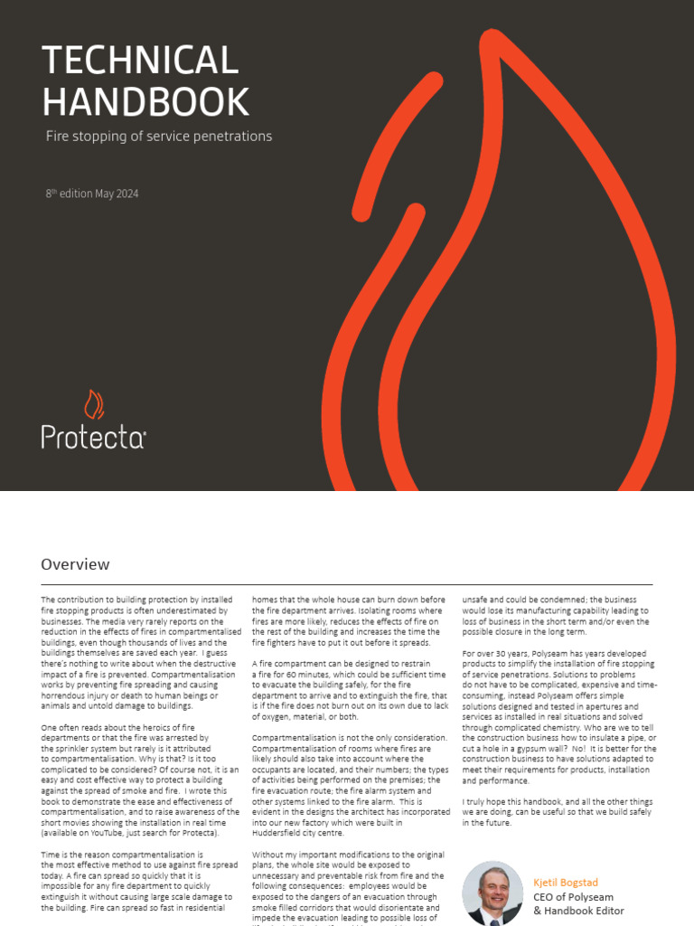 Protecta Handbook Service Penetrations GB | PDF | Pipe (Fluid ...