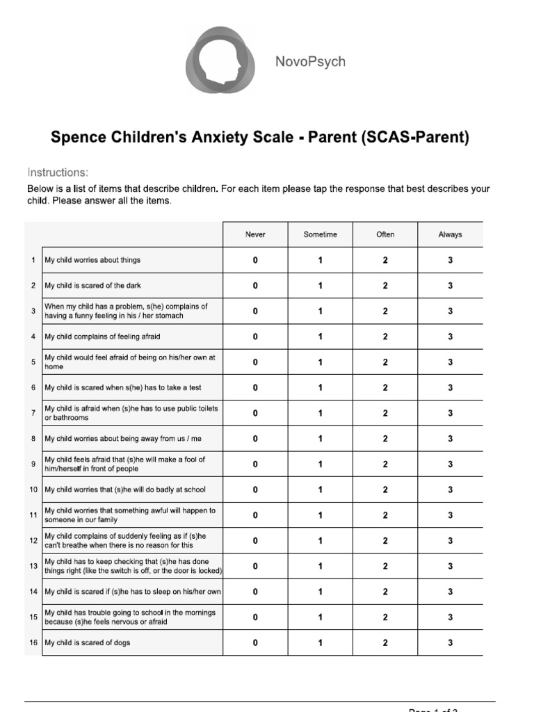 SCAS Parent | PDF