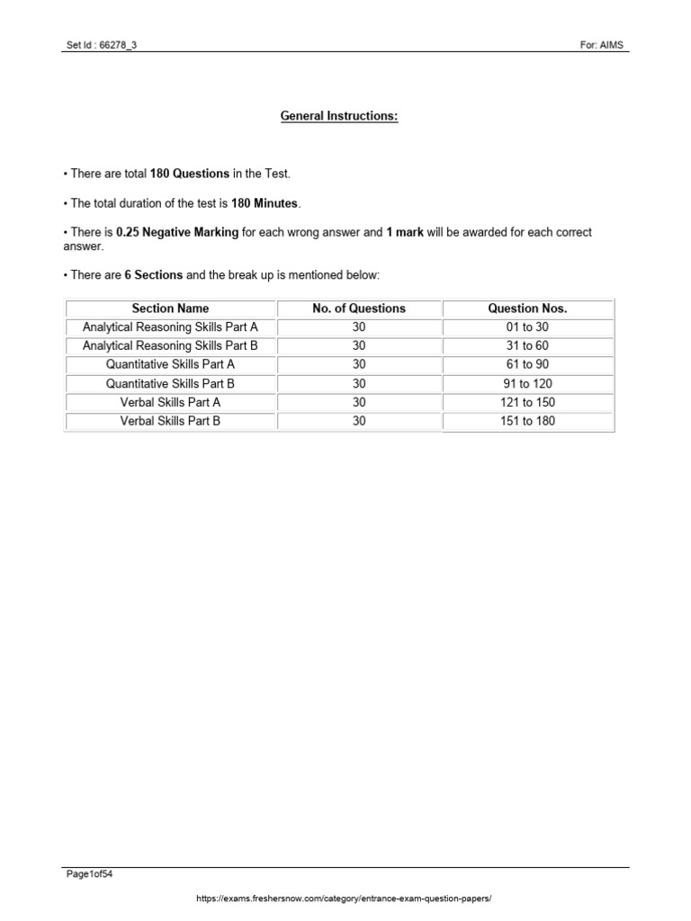 ATMA 2021 Feb Actual Question Paper by ATMAking | PDF | Percentage ...