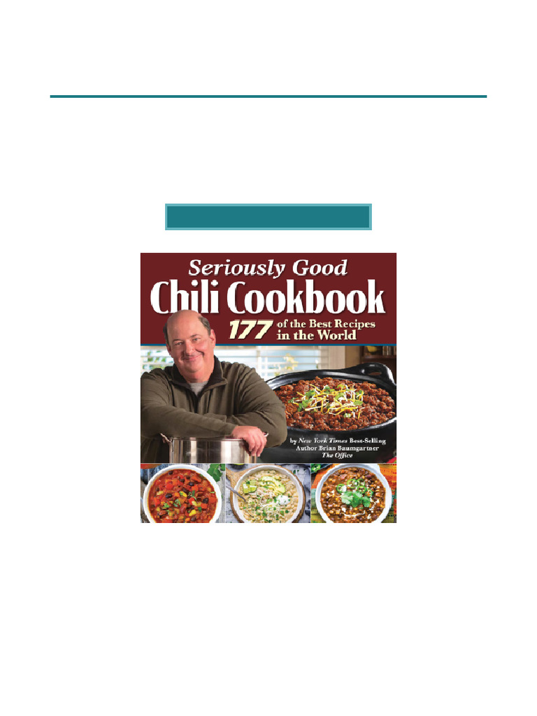 Save Seriously Good Chili Cookbook 177 of The Best Recipes in The World FULL PDF DOCX DOWNLOAD | PDF