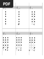 DIZi Finger Chart of Key C | PDF
