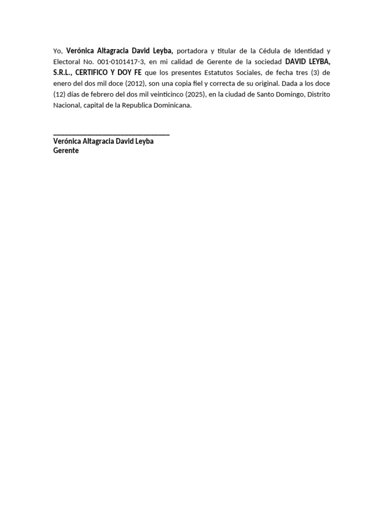 Modelo Coletilla - Pc. | PDF