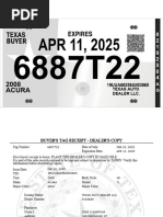 Texas Temporary License Plate Template | PDF | Motor Vehicle | Vehicles