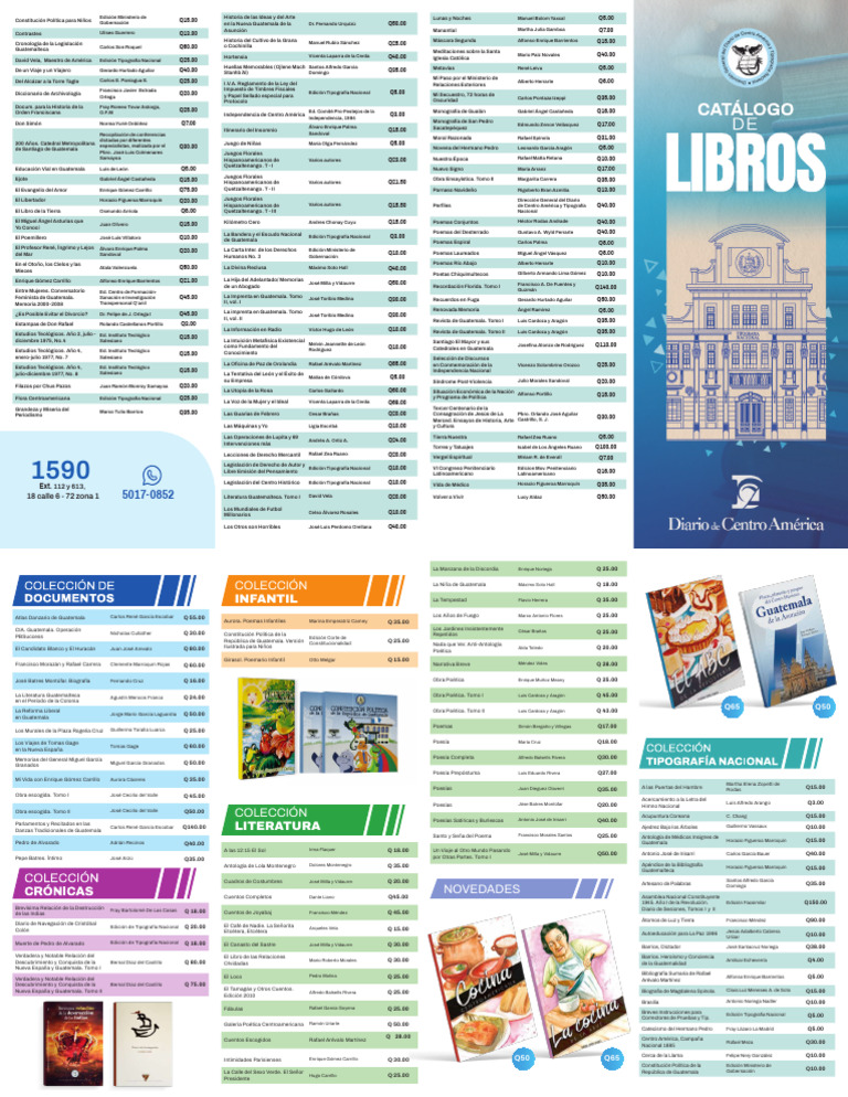 Catálogo de Libros Dca | PDF | Guatemala
