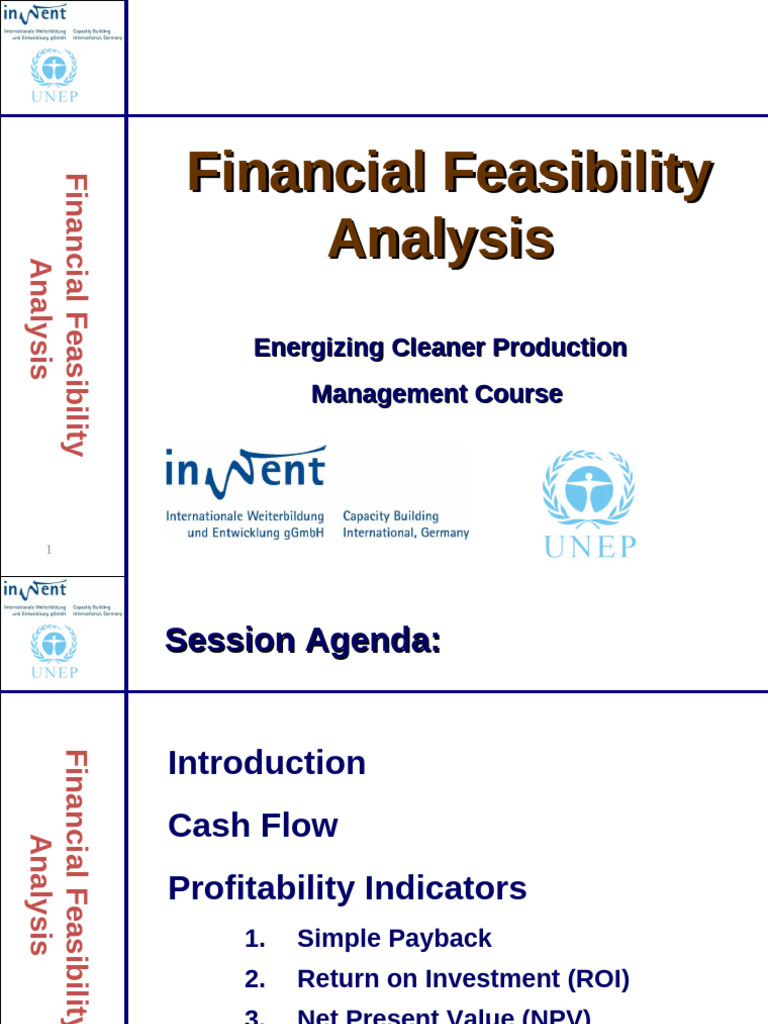 Financing Feasibility Analysis - Presentation | PDF | Net Present Value | Internal Rate Of Return