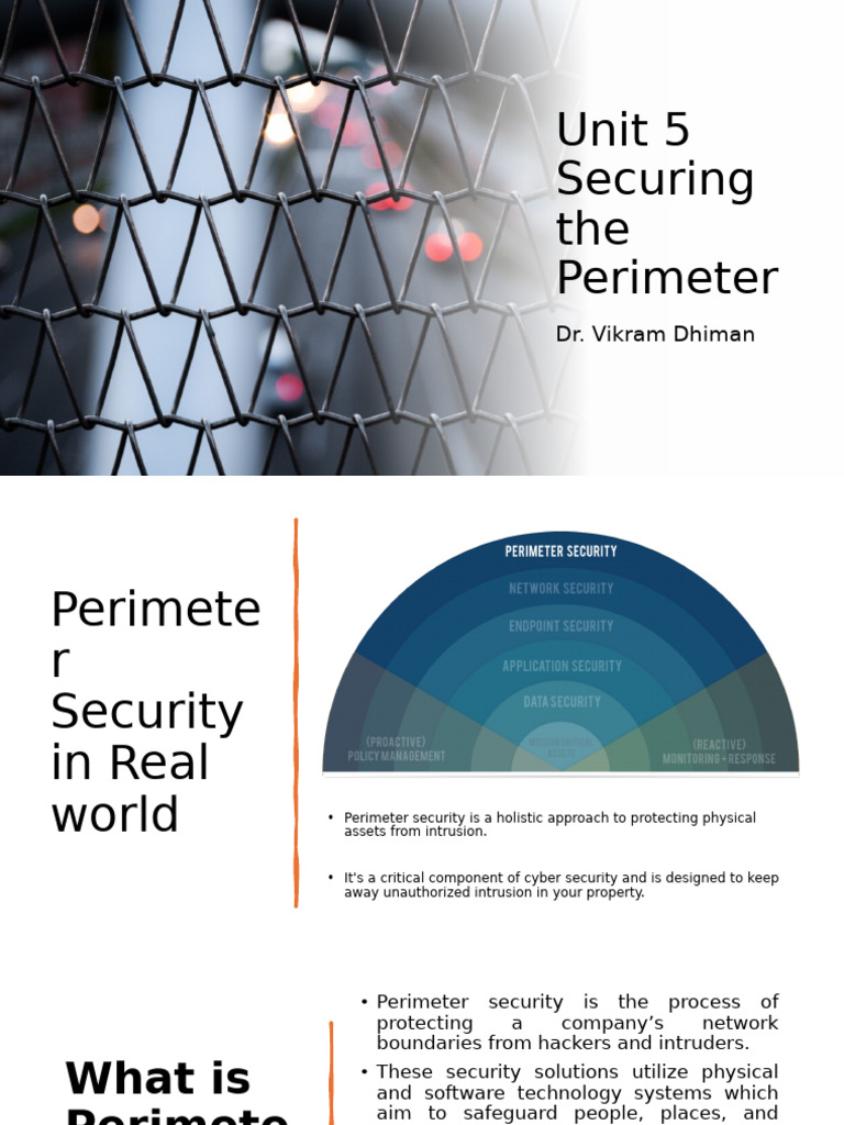 Unit 5 Securing The Perimeter 1 | PDF | Proxy Server | Computer Security