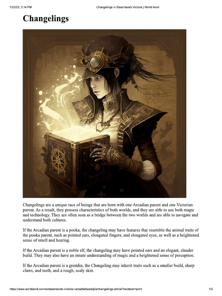 Changeling | PDF