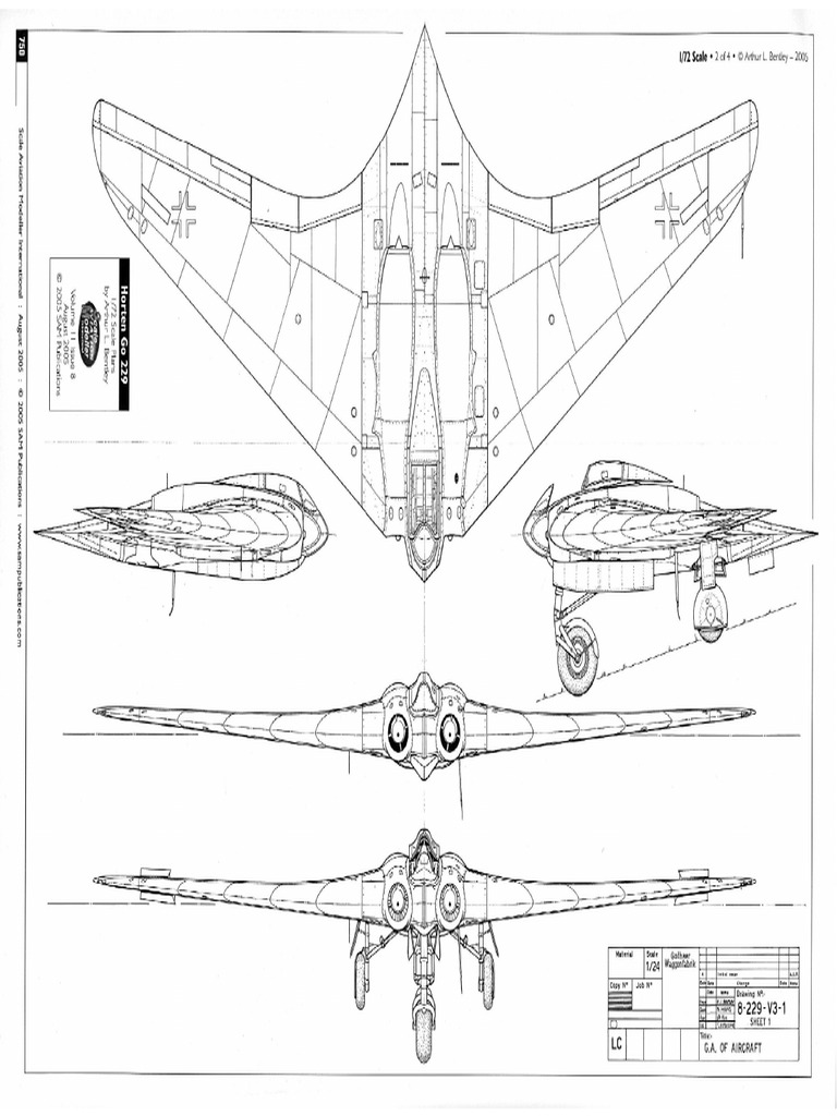 Horten Ho 229 Bentley - Caruana SAMI0508 rc3v14970 | PDF