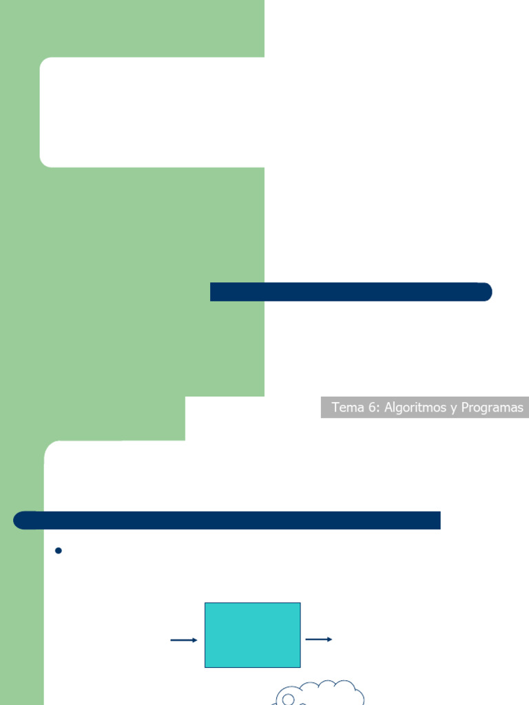 Tema 2. Algoritmos y Programas | PDF | Algoritmos | Programa de computadora