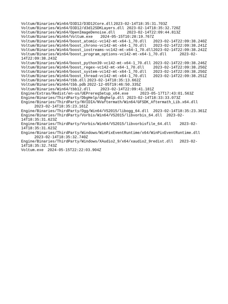 Manifest NonUFSFiles Win64 | PDF