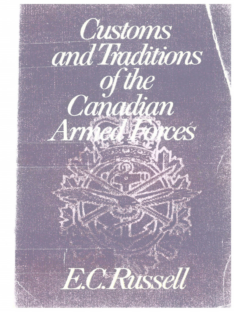 Customs and Traditions of The Canadian Armed Forces | PDF