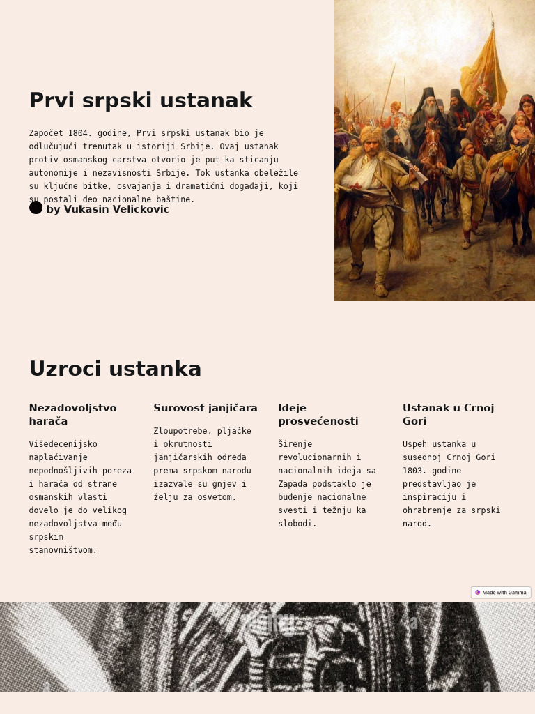 Prvi Srpski Ustanak | PDF