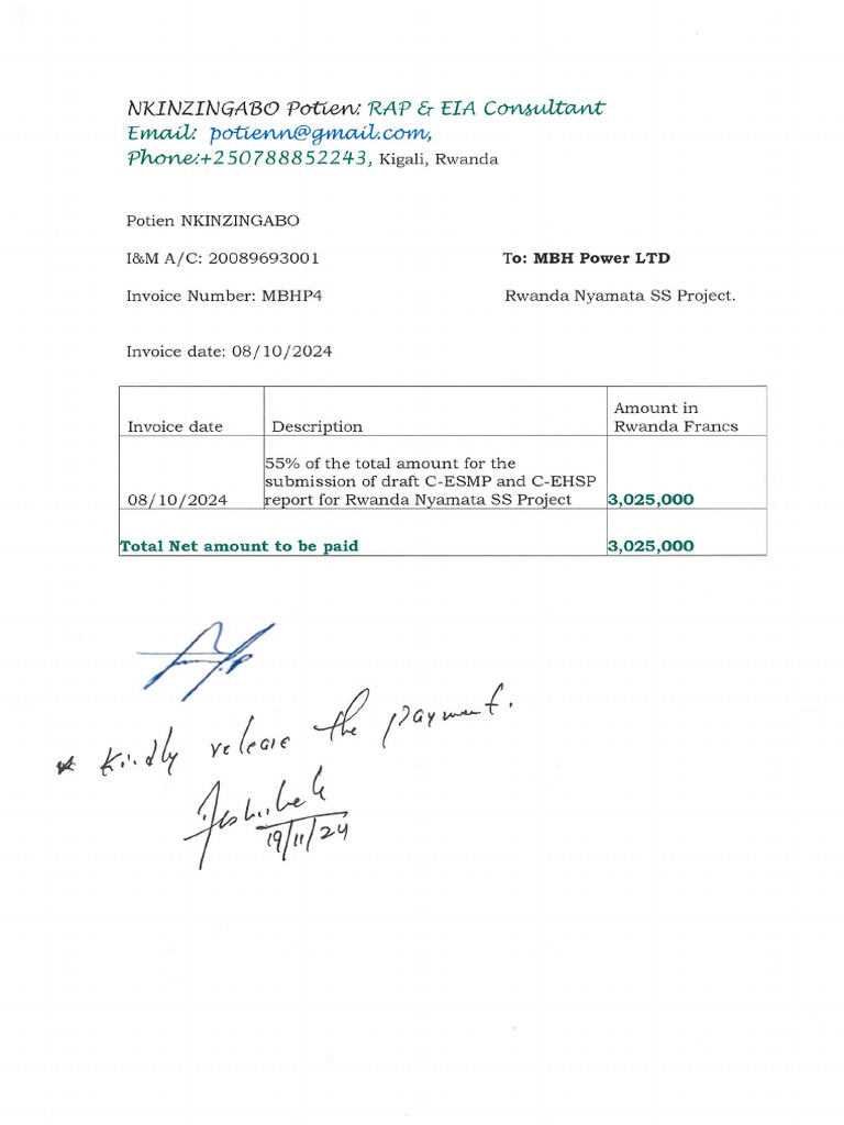 Interim Invoice-01 | PDF