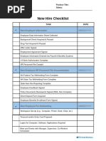 Employee Transfer Checklist Template | PDF