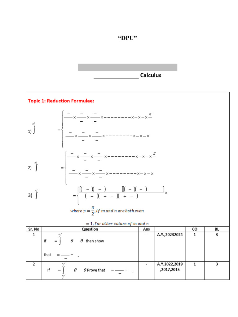 m II Question Bank(Unit i) | PDF | Real Analysis | Teaching Mathematics