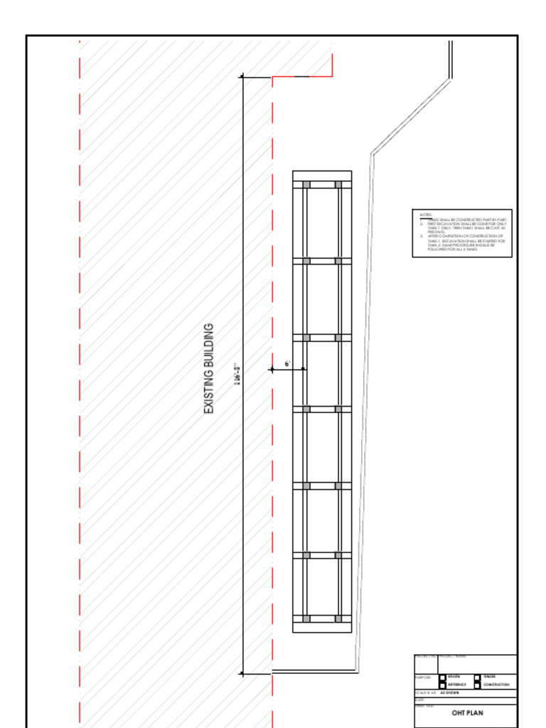 OHT Construction Plan for Tanks | PDF