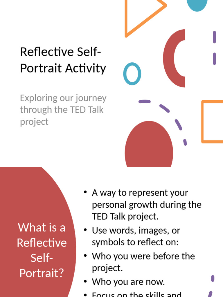 Reflective Self Portrait Activity | PDF