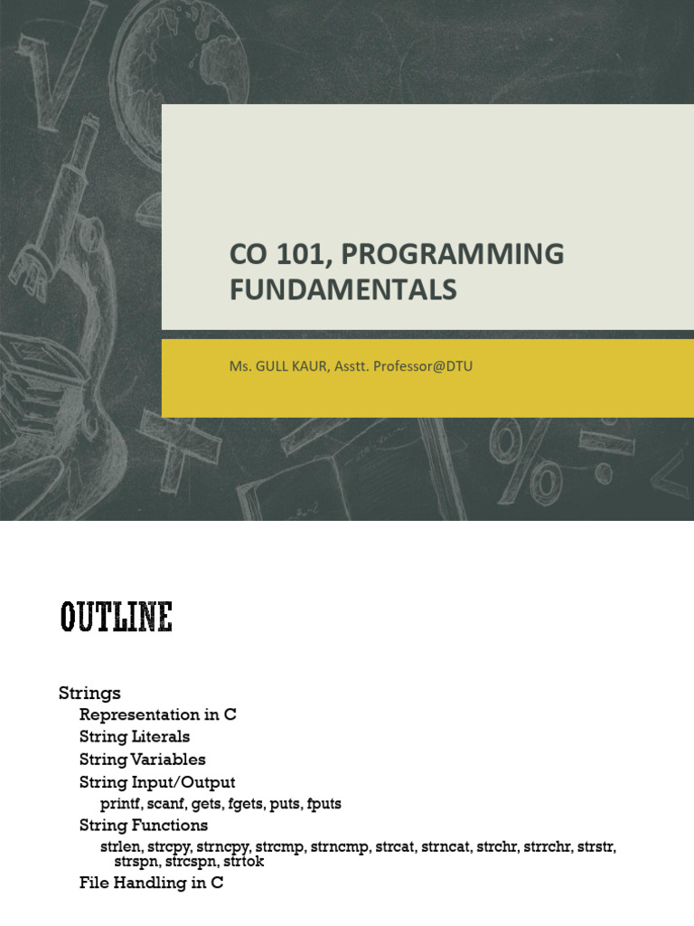 C String Functions Overview | PDF | Computer File | Pointer (Computer ...