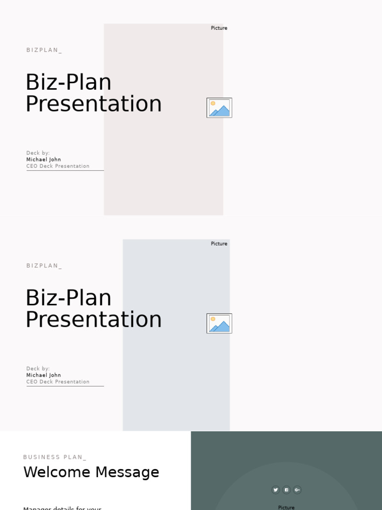 Business Plan Presentation | PDF