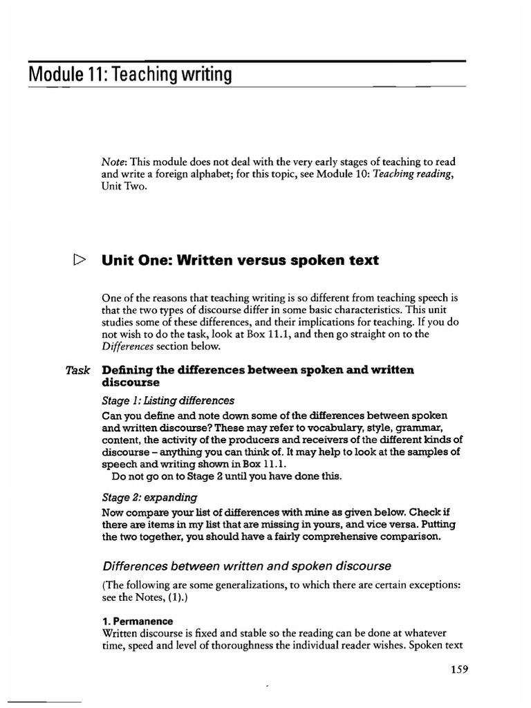 Penny Ur MODULE 11 WRITING | PDF