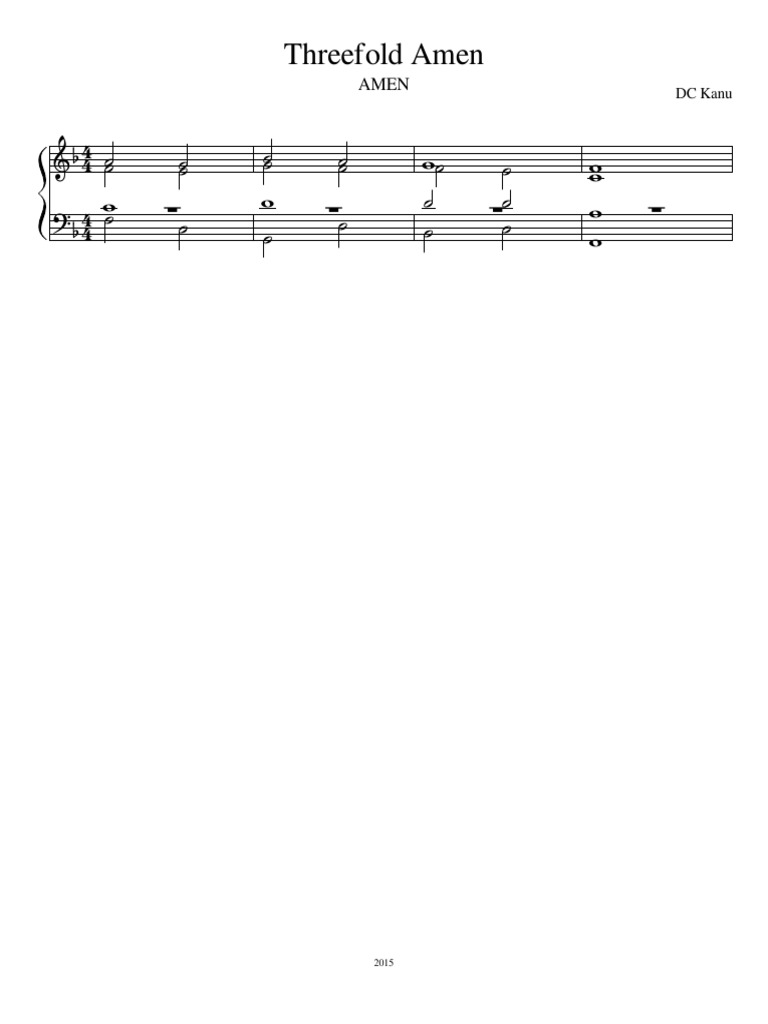 Threefold Amen of the NAC | PDF