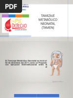 Guía de Tamiz Metabólico Neonatal en El Porgrama IMSS Bienestar | PDF ...